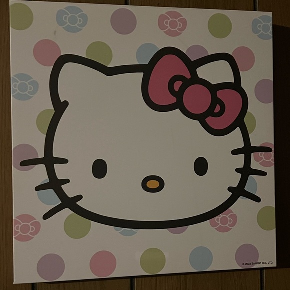 Hello Kitty | Art | Hello Kitty Wall Decor Hanging Sign | Poshmark